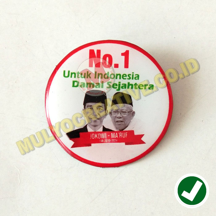 Jual Lencana, Bros, Badges, Pin Kampanye Pilpres 2019 – Kampanye ...