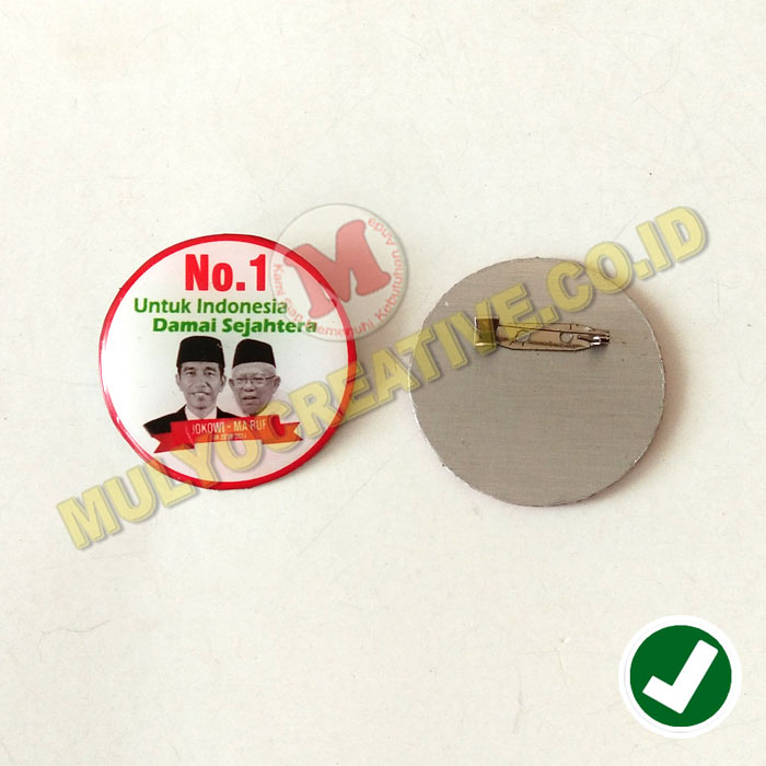 Jual Lencana, Bros, Badges, Pin Kampanye Pilpres 2019 – Kampanye ...