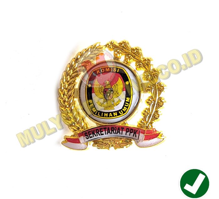 Pin Sekretariat PPK Bros Pin Panitia Pemilihan Model Padi Kapas Murah ...