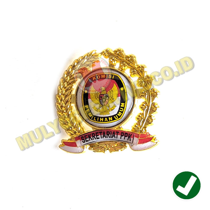 Pin Sekretariat PPK Bros Pin Panitia Pemilihan Model Padi Kapas Murah ...