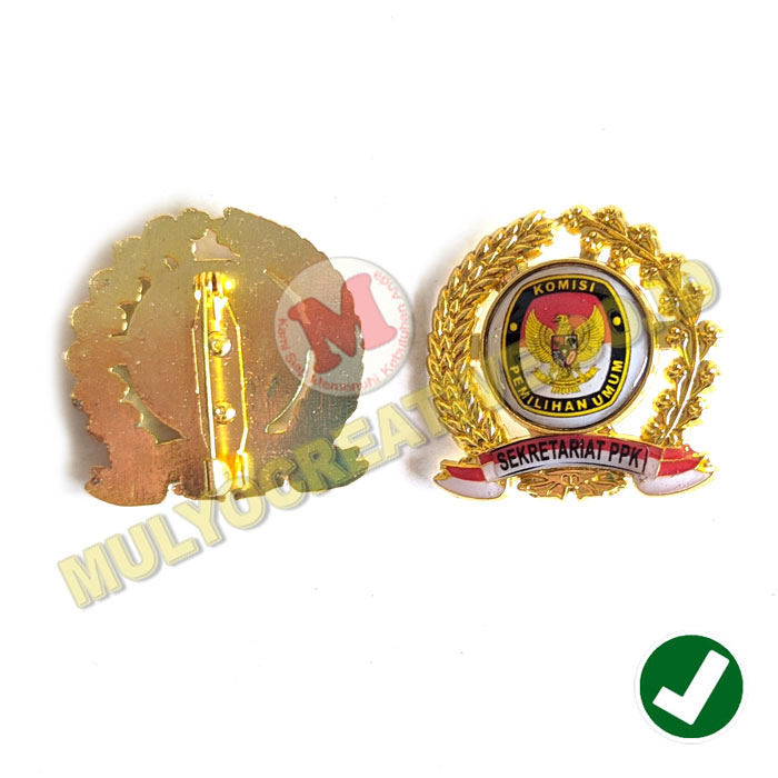 Pin Sekretariat PPK Bros Pin Panitia Pemilihan Model Padi Kapas Murah ...