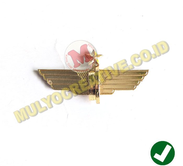 Wing Masinis Tingkat Muda Lencana Wing Jabatan Masinis Bintang 1 ...