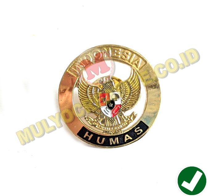 Pin Humas Garuda Model Bulat Lencana Humas Warna Hitam Murah – pesan ...