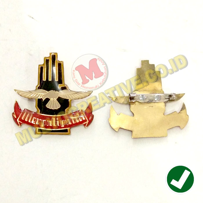 Jual Pin Bros MP – Badge Pin Merpati Putih Harga Murah | pesan pin ...