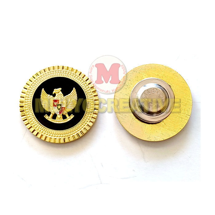 Beli Lencana Magnetik Lambang Garuda Bahan Logam Kuningan | pesan pin ...