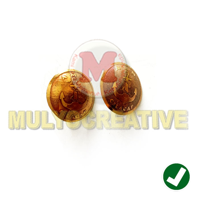 Pesan Perlengkapan Seragam Desain Custom – Kancing Baju Custom Logo AMN ...