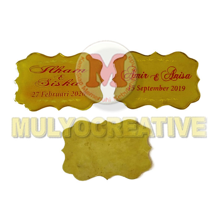 Beli Label Plat Wedding – Plat Mahar – Label Plat Hantaran Pernikahan ...