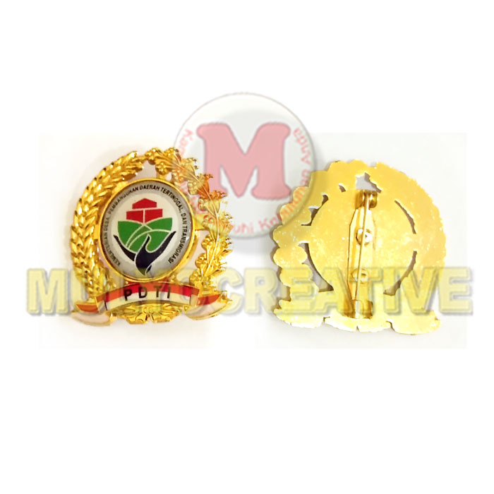 Beli Pin Logo Kementerian Desa PDTI Motif Padi Dan Kapas Harga Murah ...