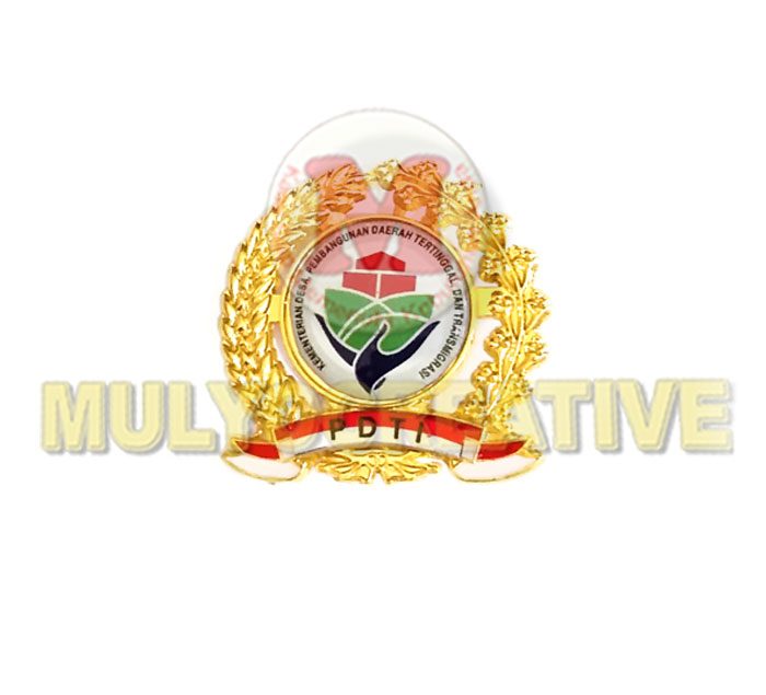 Beli Pin Logo Kementerian Desa PDTI Motif Padi Dan Kapas Harga Murah ...