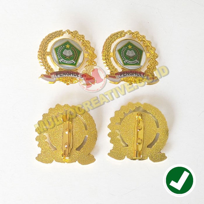 Order Lencana Penghulu Padi Dan Kapas – Pin Padi Kapas Logo Kemenag ...