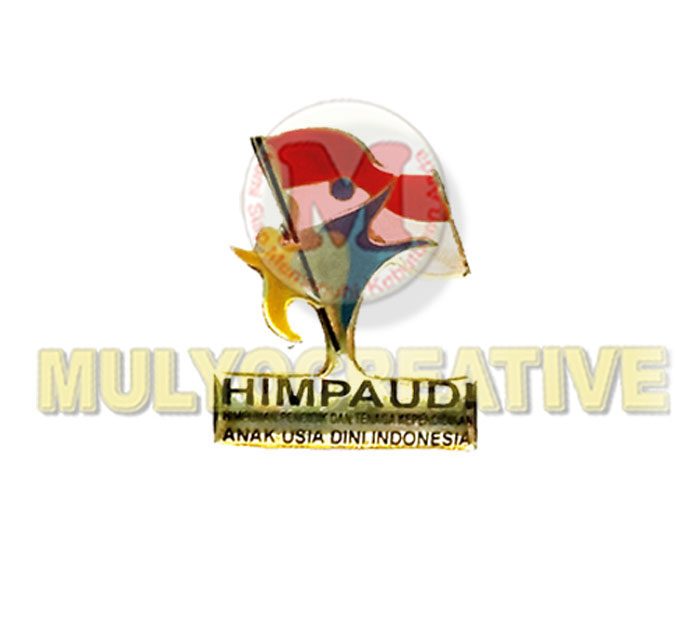 Buat Emblem Pin Lencana Custom Harga Murah – Pin HIMPAUDI Bahan Logam ...