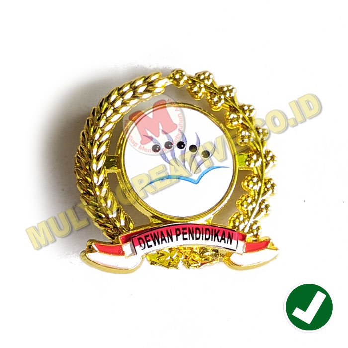 Lencana Pin Dewan Pendidikan Model Padi Kapas Pin Dewan Pendidikan ...