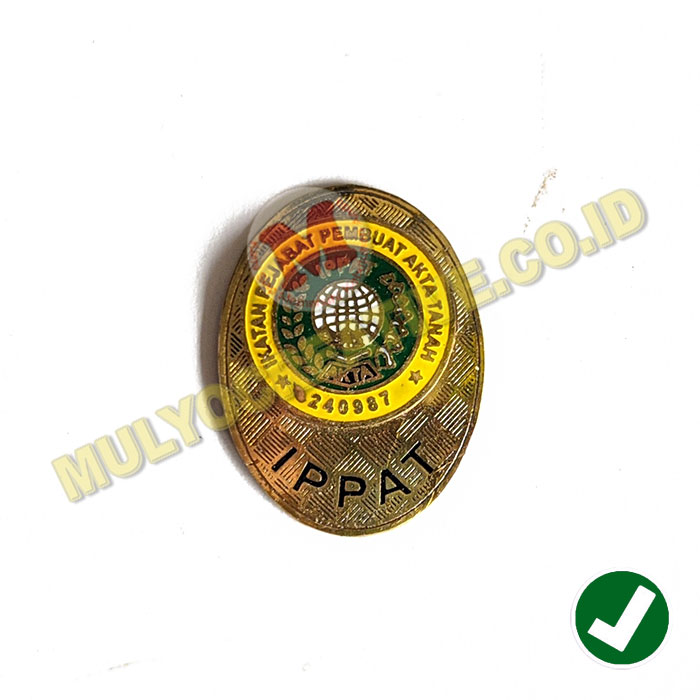 Pin Logo IPPAT Bros IPPAT Pengait Magnet Model Oval Murah | pesan pin ...