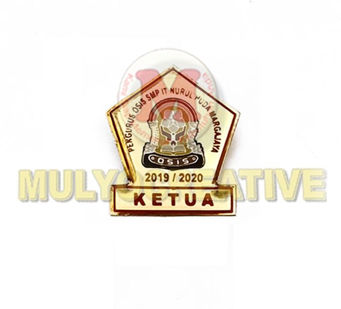 Buat Pin Kuningan, Bross Kuningan Harga Murah – Pin Pengurus OSIS SMP ...