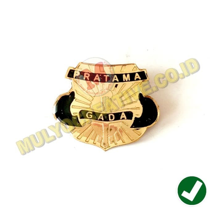 Pin Gada Pratama Satpam Magnet Lencana Logo Gada Pratama Security ...