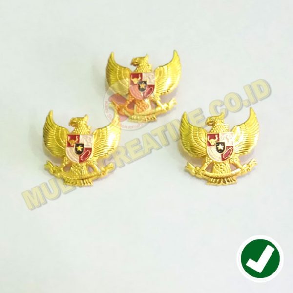 Pin Garuda Pancasila Paskibra 3cm Logam Kuningan | pesan pin enamel ...