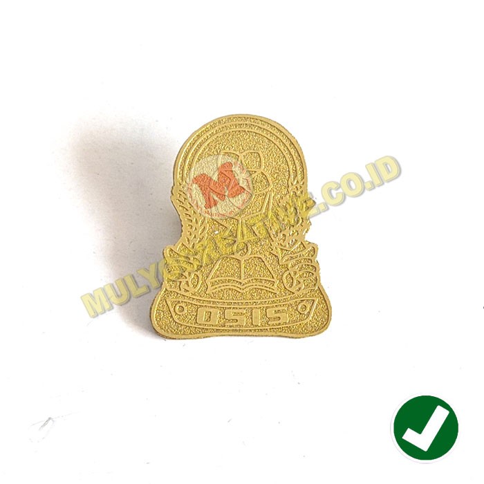 Jual Pin Osis Sekolah Full Logam Kuningan | pesan pin enamel lencana ...