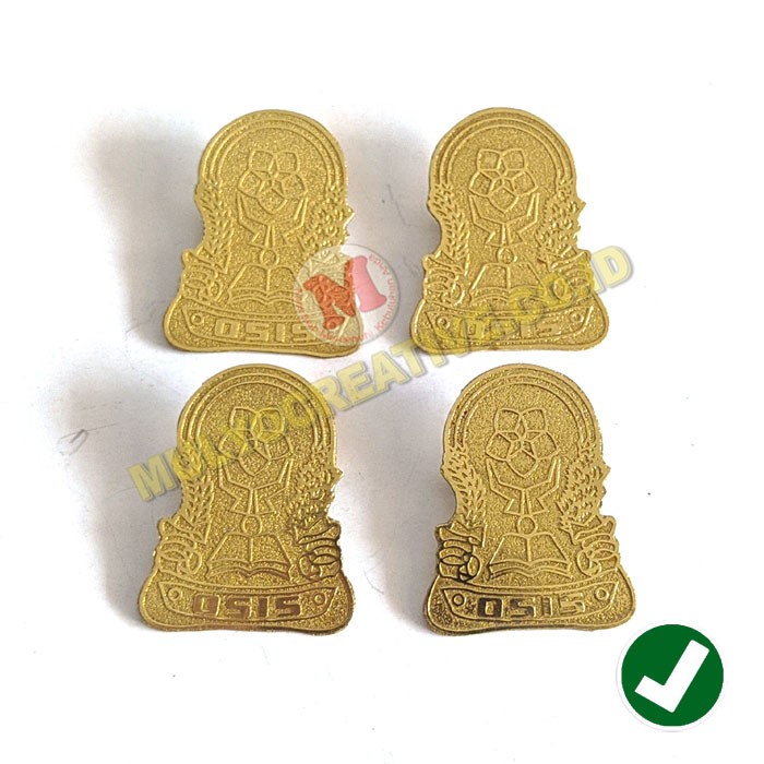 Jual Pin Osis Sekolah Full Logam Kuningan | pesan pin enamel lencana ...