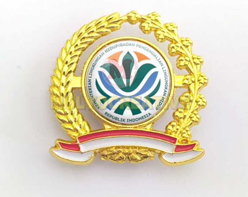 Order Pin Bros Logam Kuningan Logo Kementerian Lingkungan Hidup – pesan ...