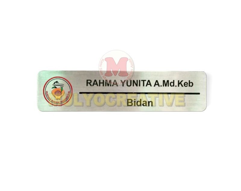 Pesan Name Tag Ikatan Bidan Indonesia Full Logam | pesan pin enamel ...