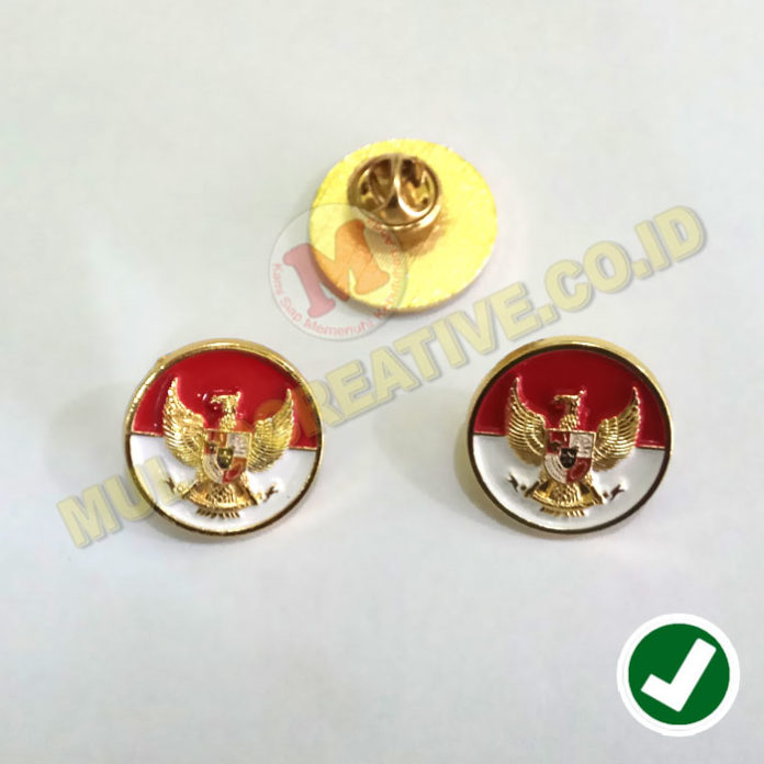 Pin Garuda Paskibra Bahan Logam Kuningan | pesan pin enamel lencana pin ...