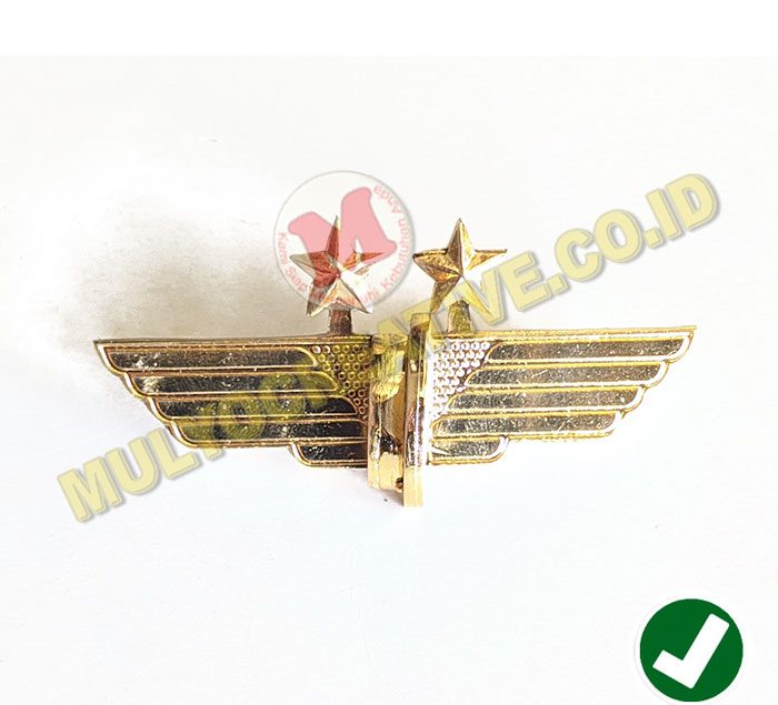 Wing Masinis Tingkat Madya Jabatan Masinis Lencana Masinis Bintang 2 ...