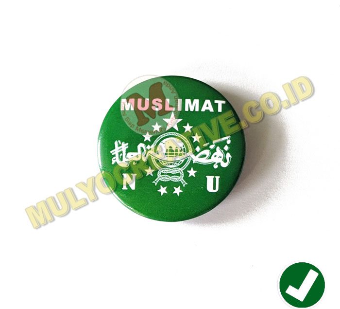 Pin Muslimat NU – Lencana Muslimat NU Model Bulat – pesan pin enamel ...